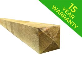 125 x 125mm PermaTimber Sawn Incised UC4 4WW Spruce Post (FSC Mix), 2 ...