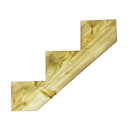 3 Tread Treated Decking PAR Stair String 50 x 250mm