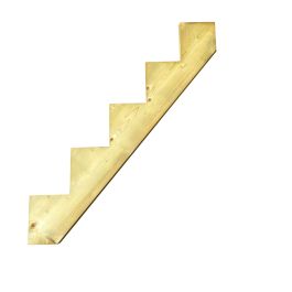5 Tread Treated Decking PAR Stair String 50 x 250mm