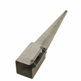 75mm Swift Clamp Galvanised Post Spike 600mm long