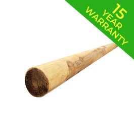 88mm UC4i Green Treated PERMAPOST Incised Use Class 4 Round Posts (FSC ...