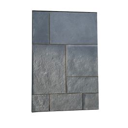 Black Limestone Patio Project Pack (Riven/Sawn edges), 17.46 sqm per pack