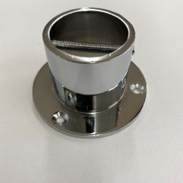 Chrome Plated Rope End (for 26/28mm rope) | Southern Timber | Devon ...