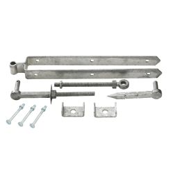 12"/ 300mm Adjustable Bottom Fieldgate Set Galvanised