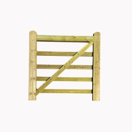 3' (910mm) Standard Diagonal Brace Gate, Pressure Treated