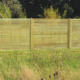 Slatted Fence Panel SLA150 | 1800mm x 1500mm | Décor Panel