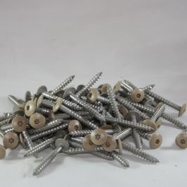Khaki Brown | 250 Hardie Screws | Stainless Steel