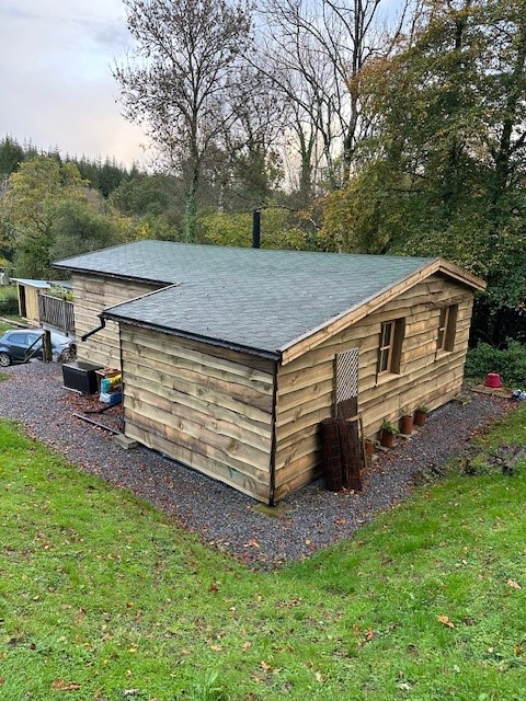 Waney Edge Douglas Fir Cladding